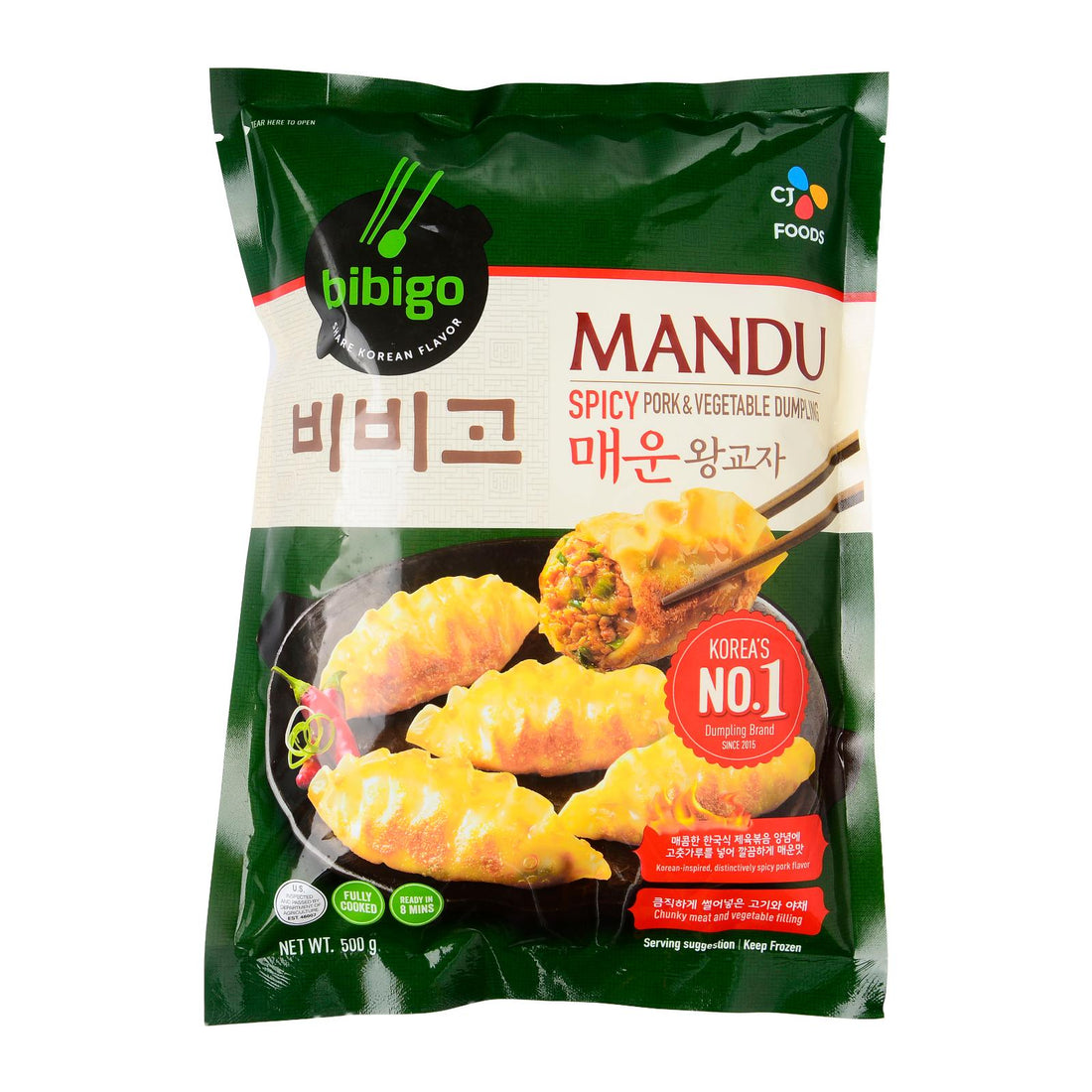 CJ Bibigo Mandu Dumpling Spicy Pork & Vegetable (680G) – Hungry Ninja